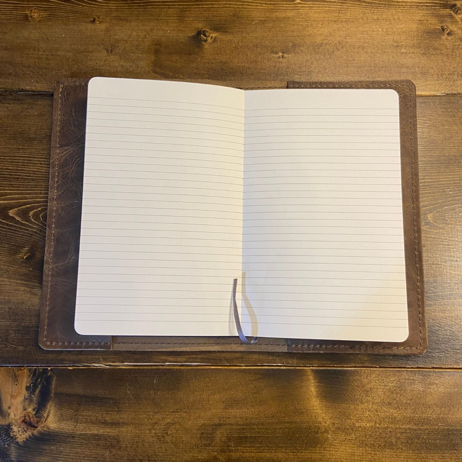 Personalized Leather Journal Cover - Texas Oil Tan Leather - Oxbow ...