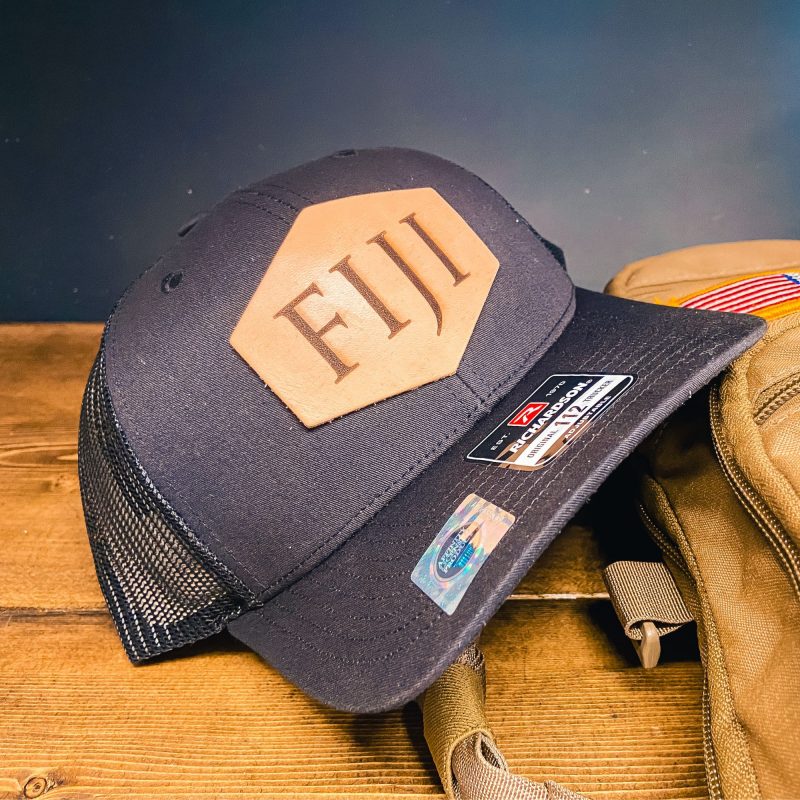 Sam Houston State University Black Trucker Hat - Oxbow Leather