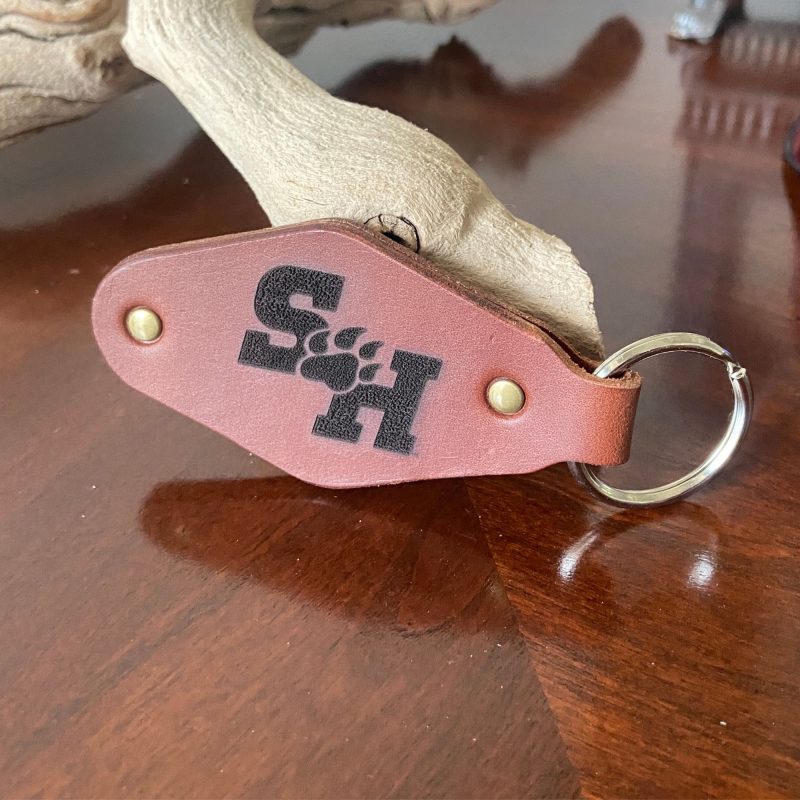 Sam Houston State Leather Keychain - Oxbow Leather