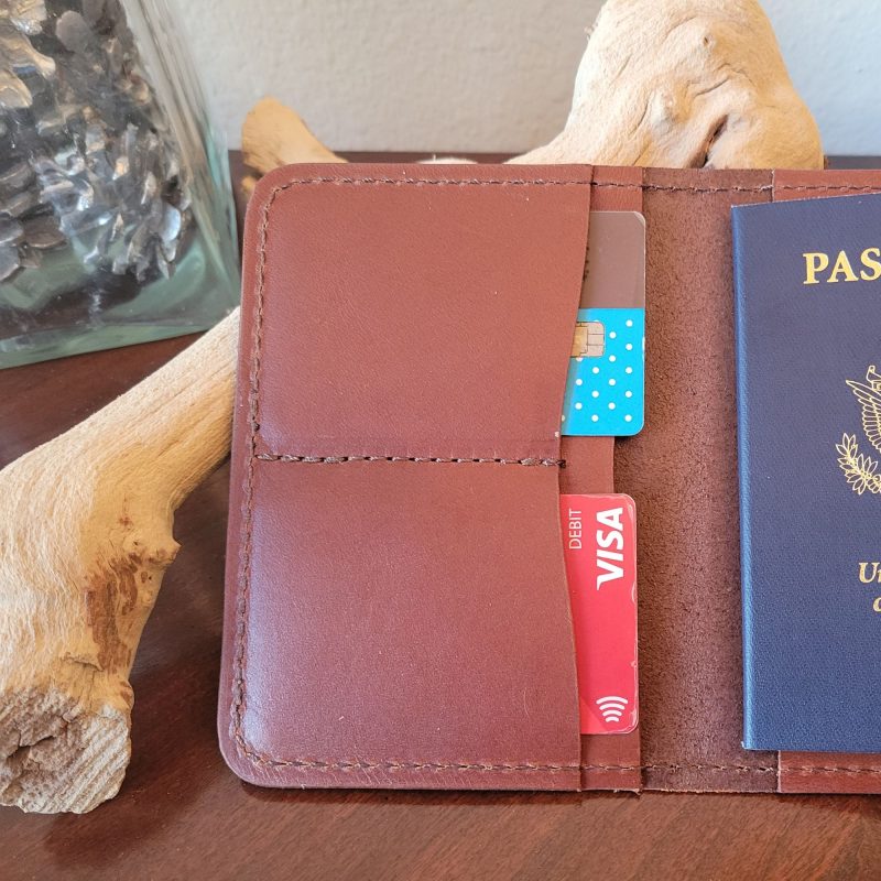 Sam Houston State University Leather Passport Wallet - Oxbow Leather