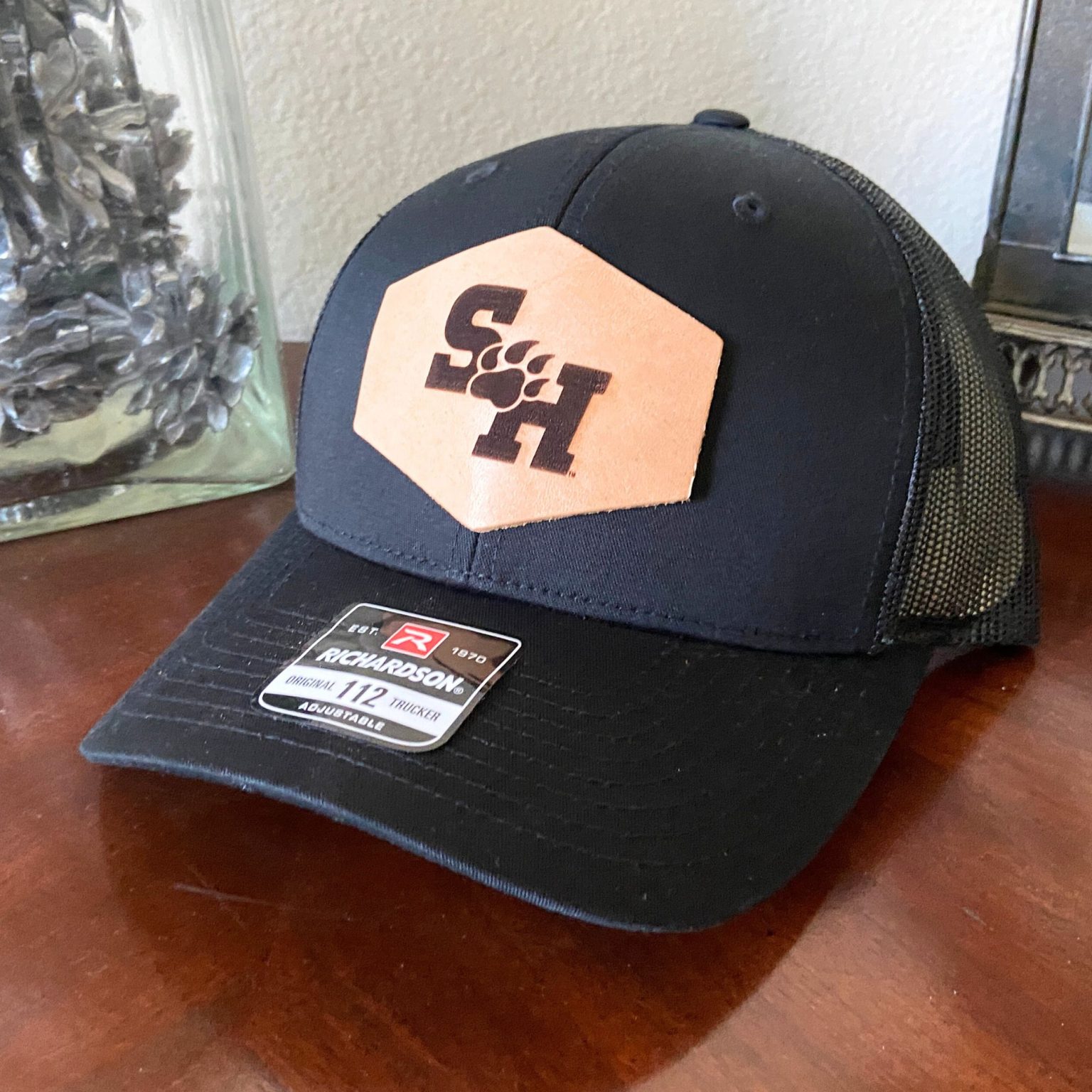 Sam Houston State University All Black Hat - Oxbow Leather