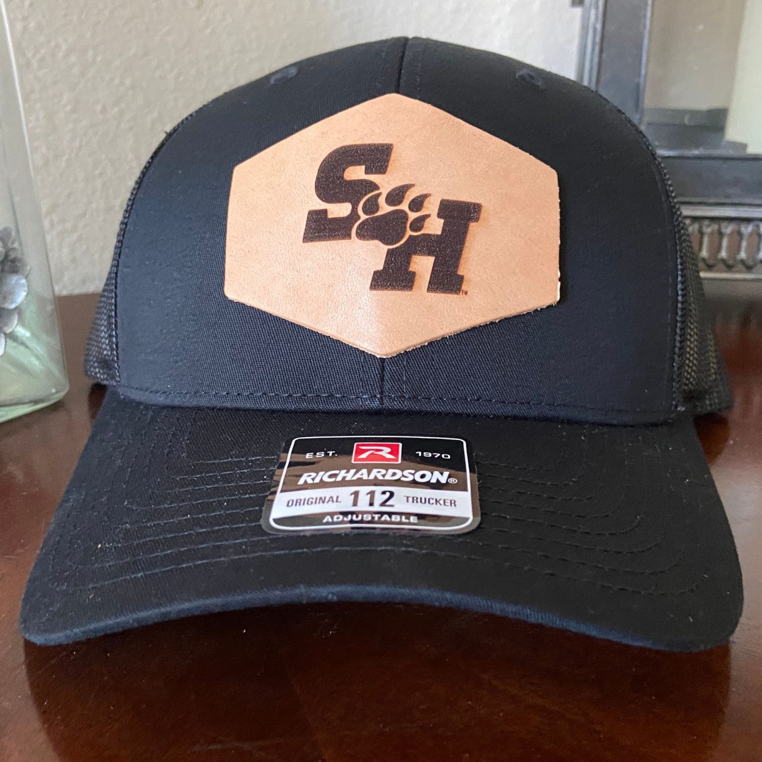 Sam Houston State University All Black Hat - Oxbow Leather